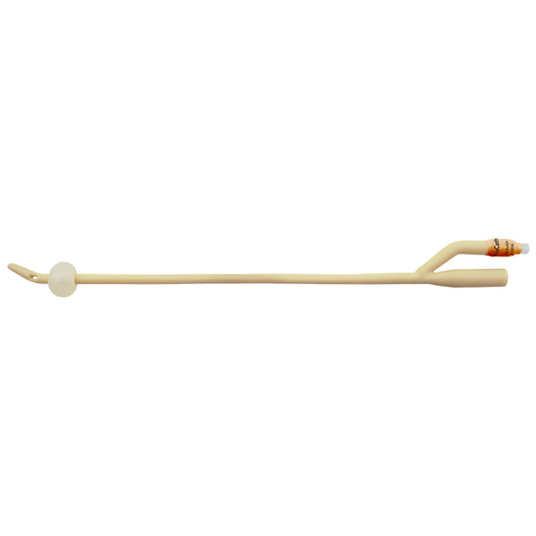 Indwelling Foley Catheter - TruCath 2-Way Coude Tip 5 mL Balloon 16 Fr ...