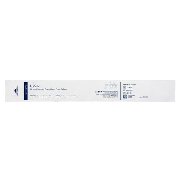 Indwelling Foley Catheter - TruCath 2-Way Standard Tip 5 mL Balloon Si ...